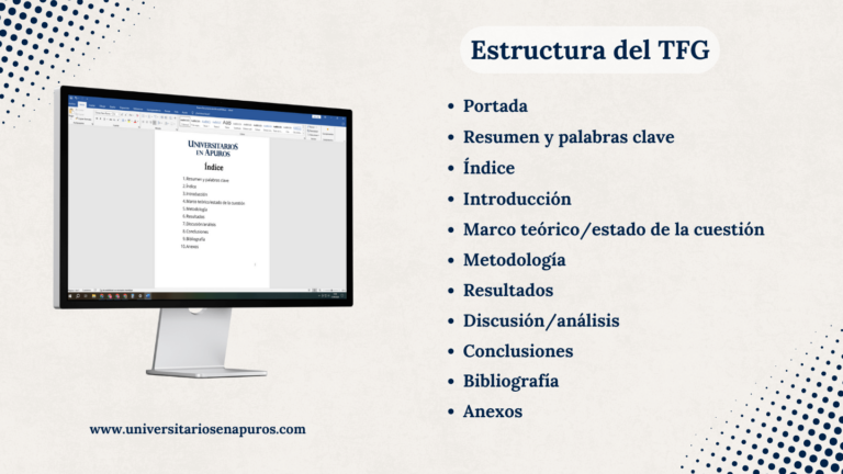 ¿Qué es un TFG y cómo se estructura?