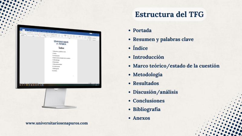 ¿Qué es un TFG y cómo se estructura?