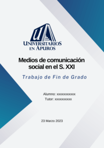 Portada TFG: cómo hacerla paso a paso y con ejemplos